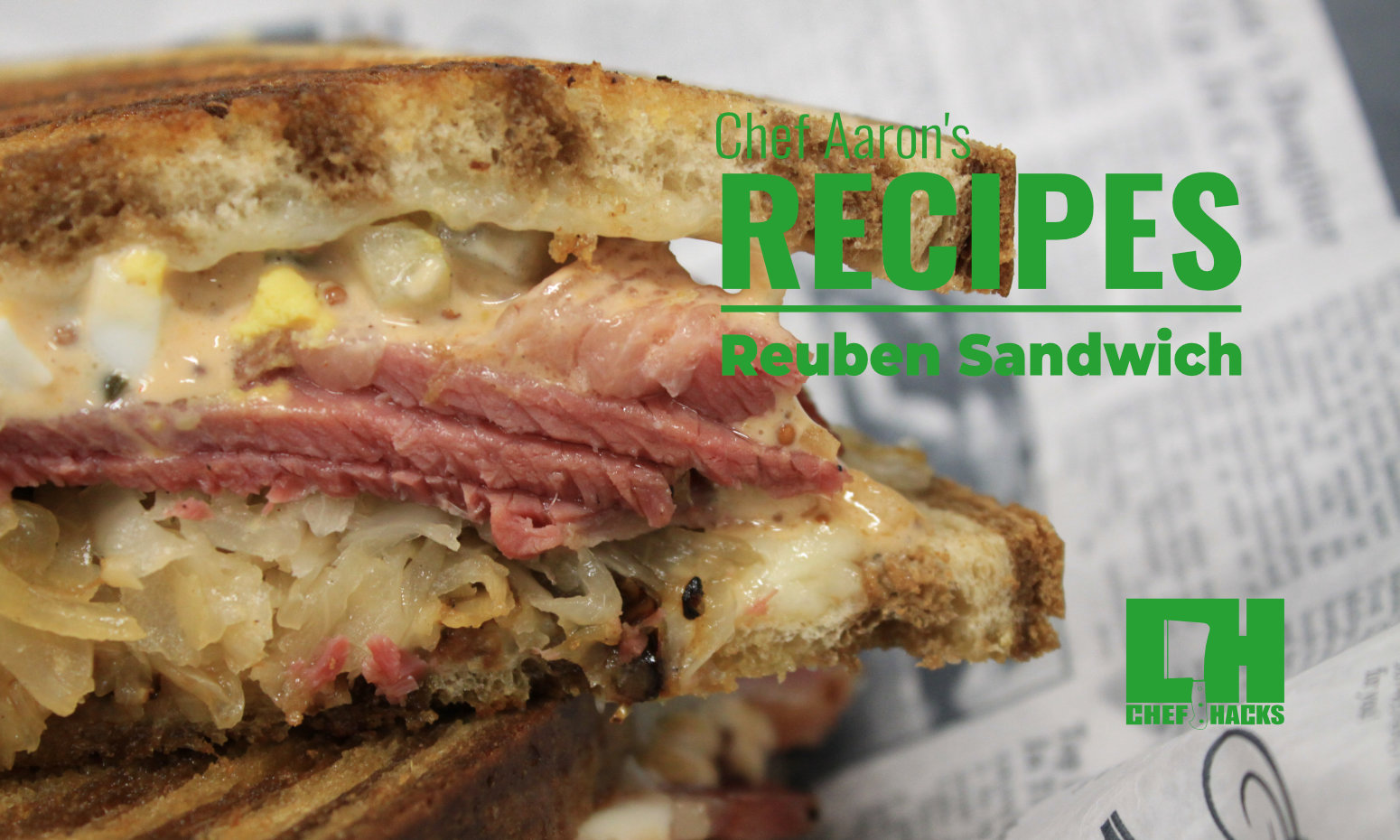 Fully Loaded Reuben Sandwich | Steam Shell Griddle | Chef Hacks